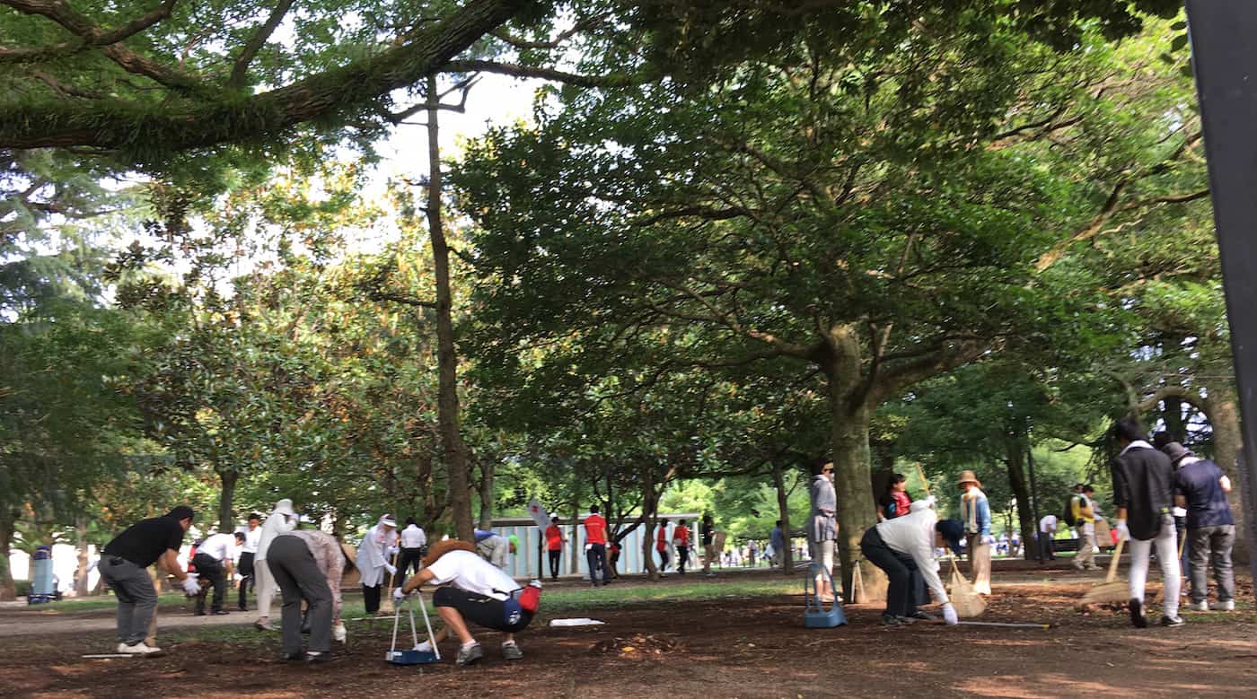 Hiroshima Peace Memorial Park clean up | Get Hiroshima