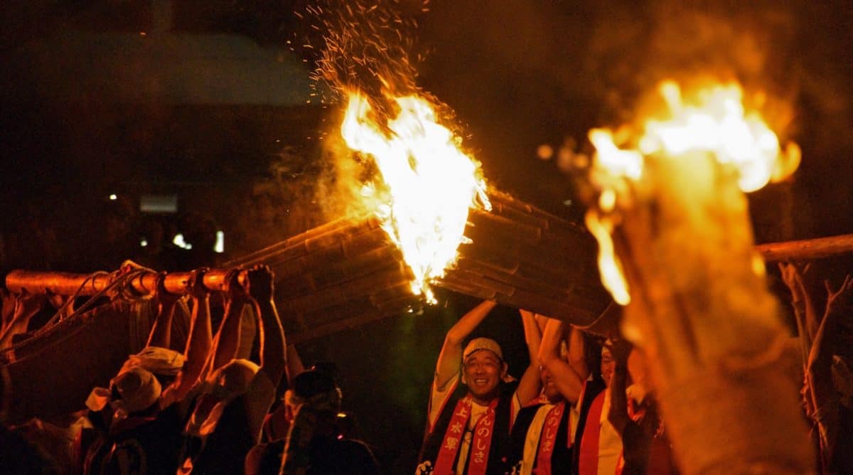 Pirate night on Innoshima: The Suigun Fire Festival | Get Hiroshima