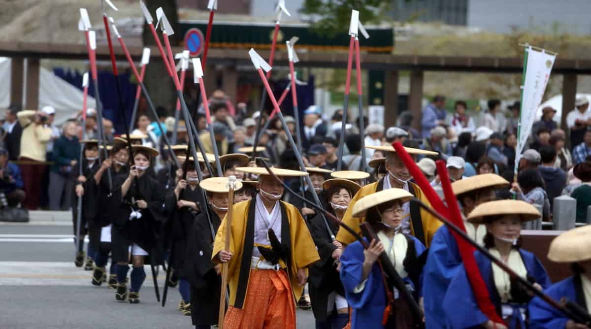 Samurai Parade to commemorate 400th anniversary of the arrival of the ...
